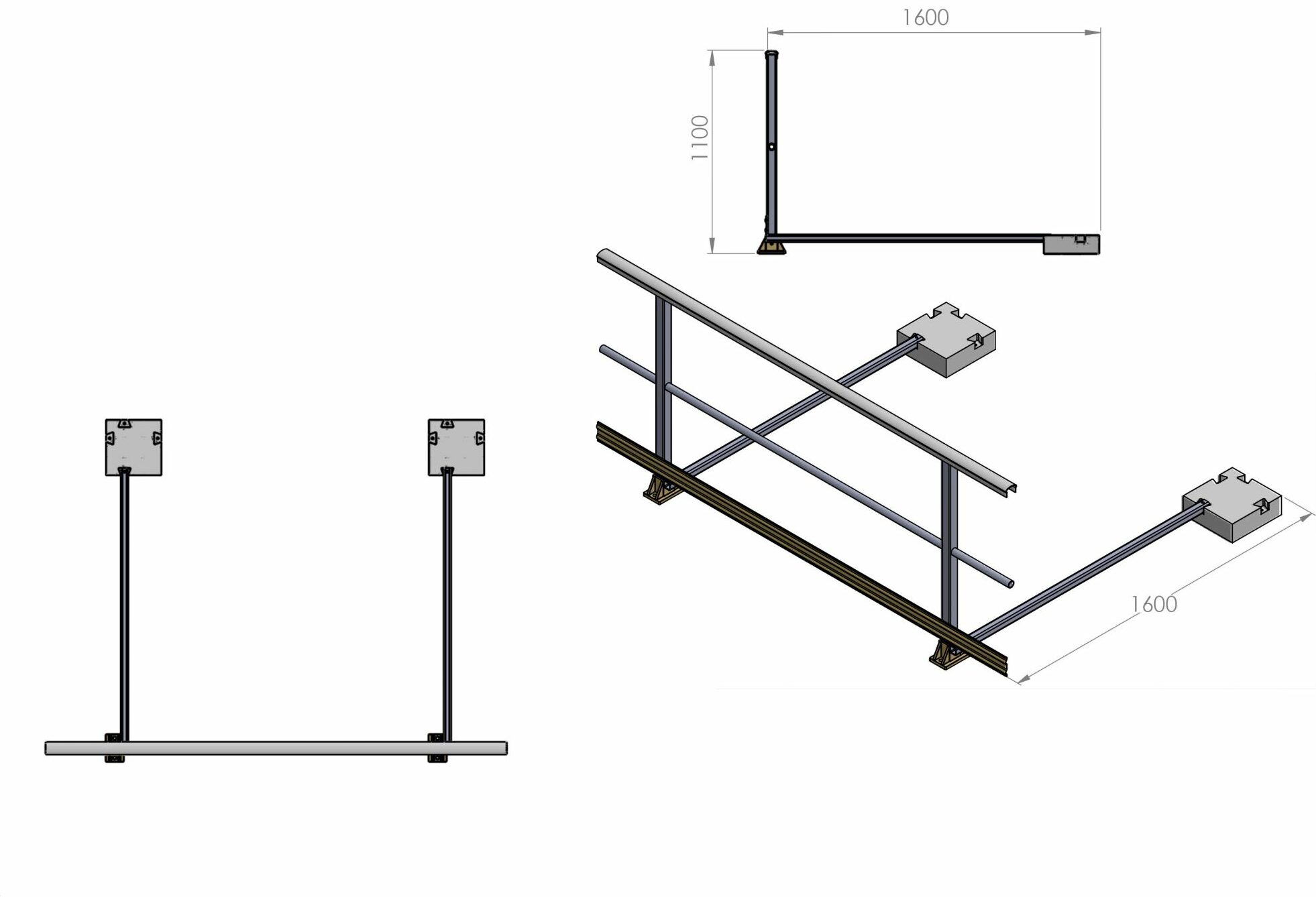 Garde-corps autoportant – AS PRV INNOV